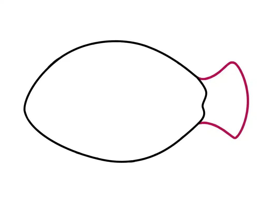 How to Draw a Easy Fish Drawing for Kids and Beginners
