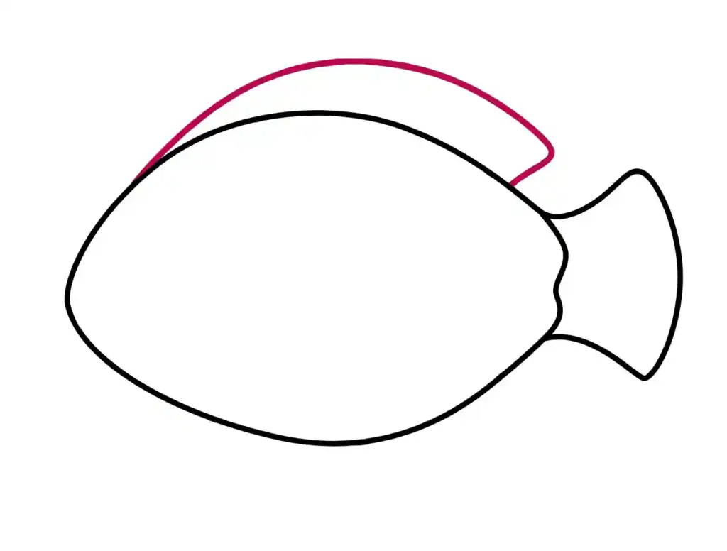 How to Draw a Easy Fish Drawing for Kids and Beginners