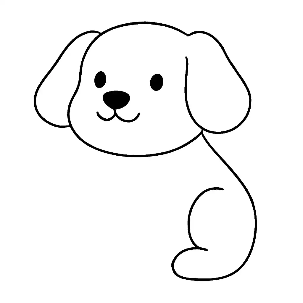 How to Draw a Cute Dog – Easy Step-by-Step for Kids