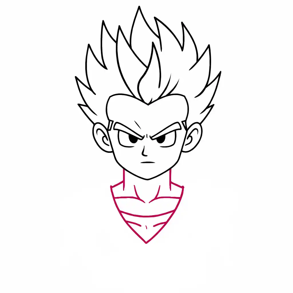 How to Draw Gohan Dragon Ball Z | Gohan Drawing Easy Steps