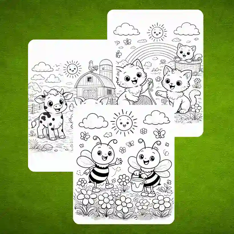 100% Free Coloring Pages for Kids & Beginners | Latest 2026