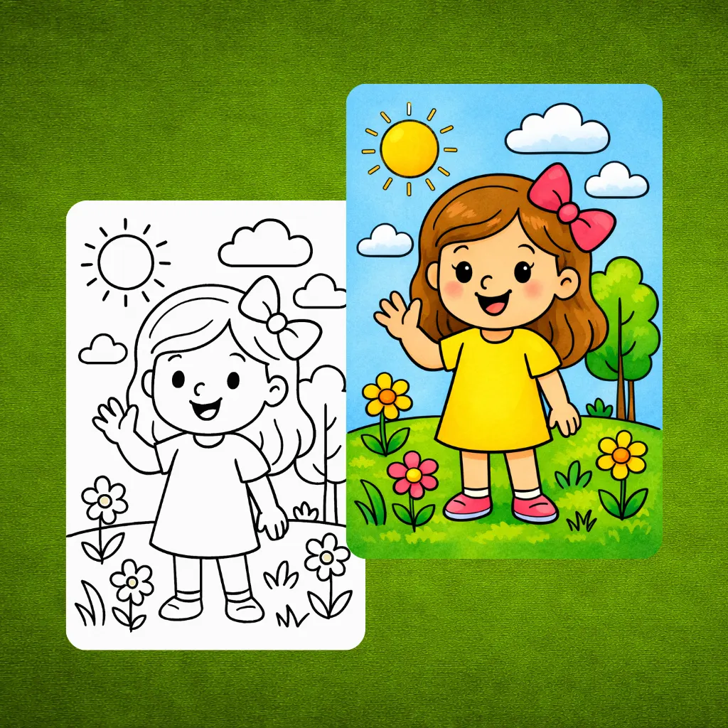 100% Free Easy Coloring Pages for Kids (Free Printable) – 2026