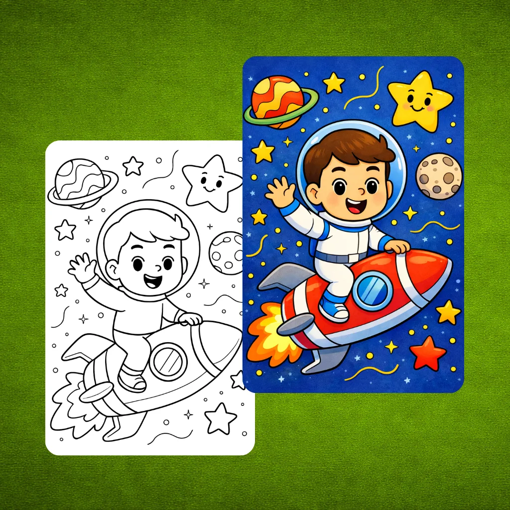 100% Free Easy Coloring Pages for Kids (Free Printable) – 2026