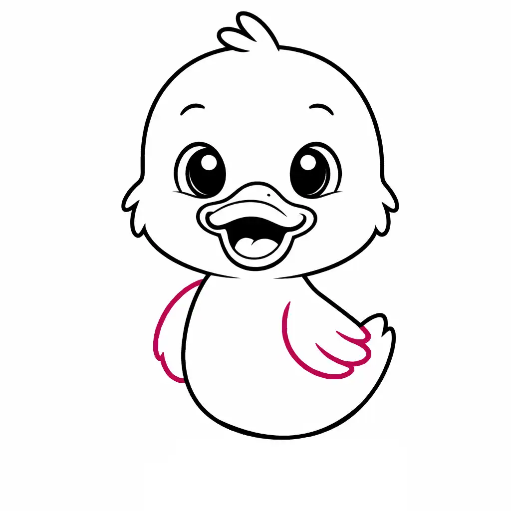 How to Draw a Duck | Easy Step-by-Step Duck Drawing for Kids